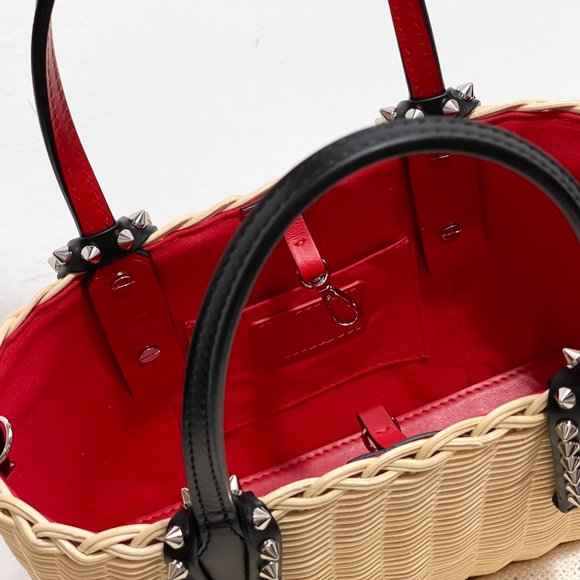 Christian Louboutin | Bags | Christian Louboutin Cabata Mini Woven ...